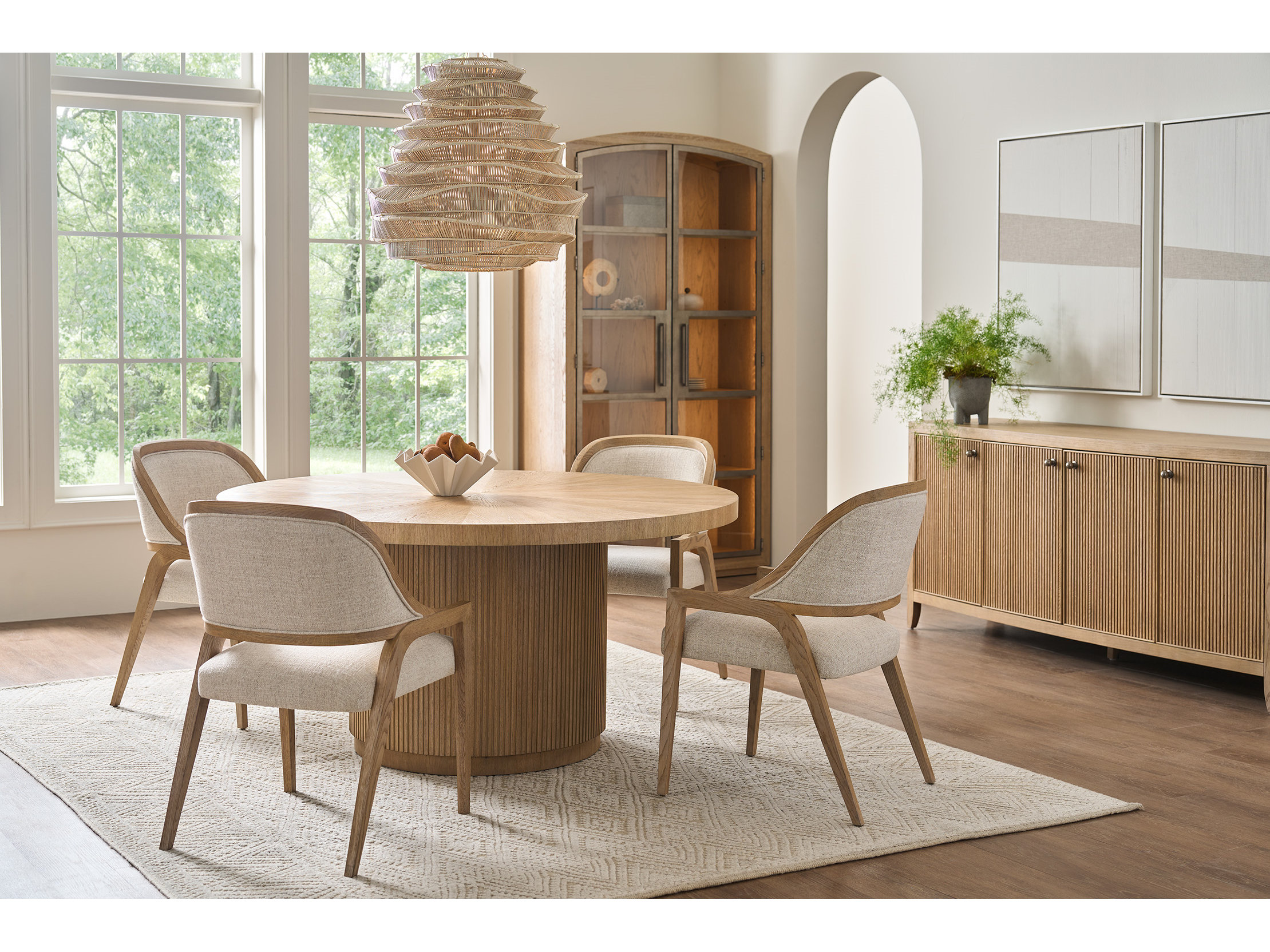 Carmen Round Dining Table - Transitional - Dining Tables - by Universal ...