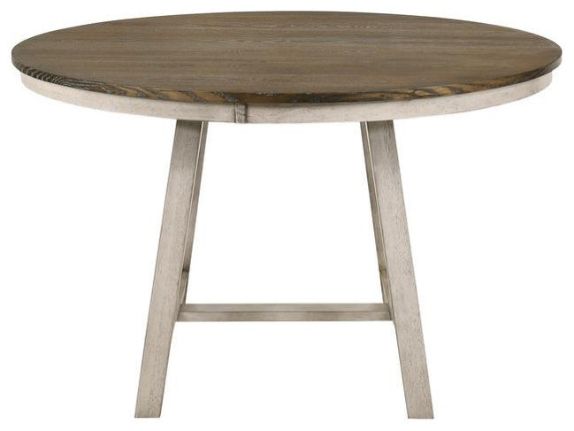 Somerset Round Table-Vintage White - Contemporary - Dining Tables - by ...