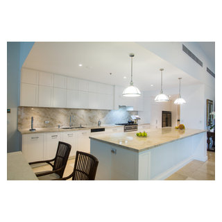 Luxury Penthouse kitchen on the River - Modern - Kitchen - Brisbane ...