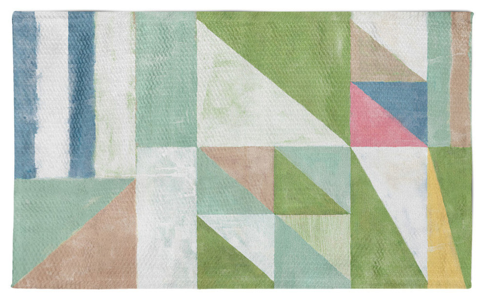 Colorful Triangle Abstract Area Rug, 36x1x60 - Contemporary - Area Rugs ...