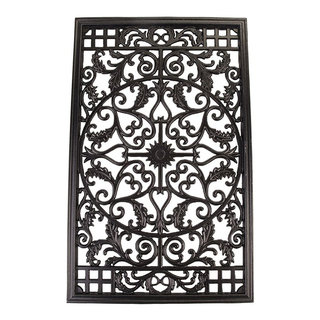 Rectangle Decorative Gate Fence Insert (ACW61) - Mediterranean - Home ...