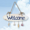 Welcome Plaque With Seashells - Beach Style - Novelty Signs - by Brass ...