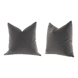 The Basic 22" Essential Pillow, Set of 2 - Transitional - Decorative ...