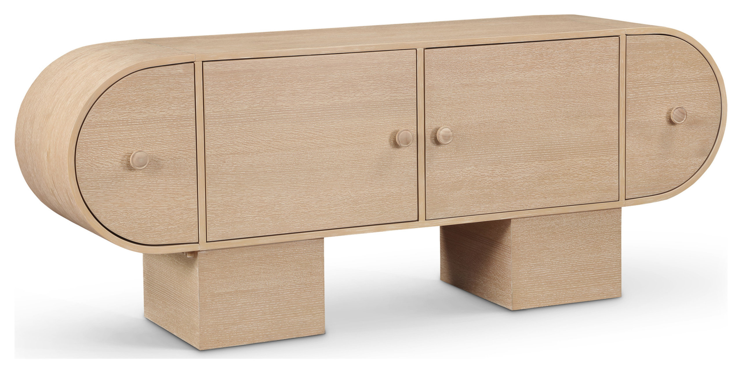 Harlow Solid Wood And Oak Veneer Sideboard/Buffet - Transitional - Buffets And Sideboards - by ...