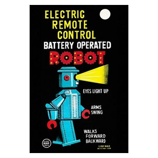 Electric Remote Control Battery Operated Robot, 20" x 30 ...