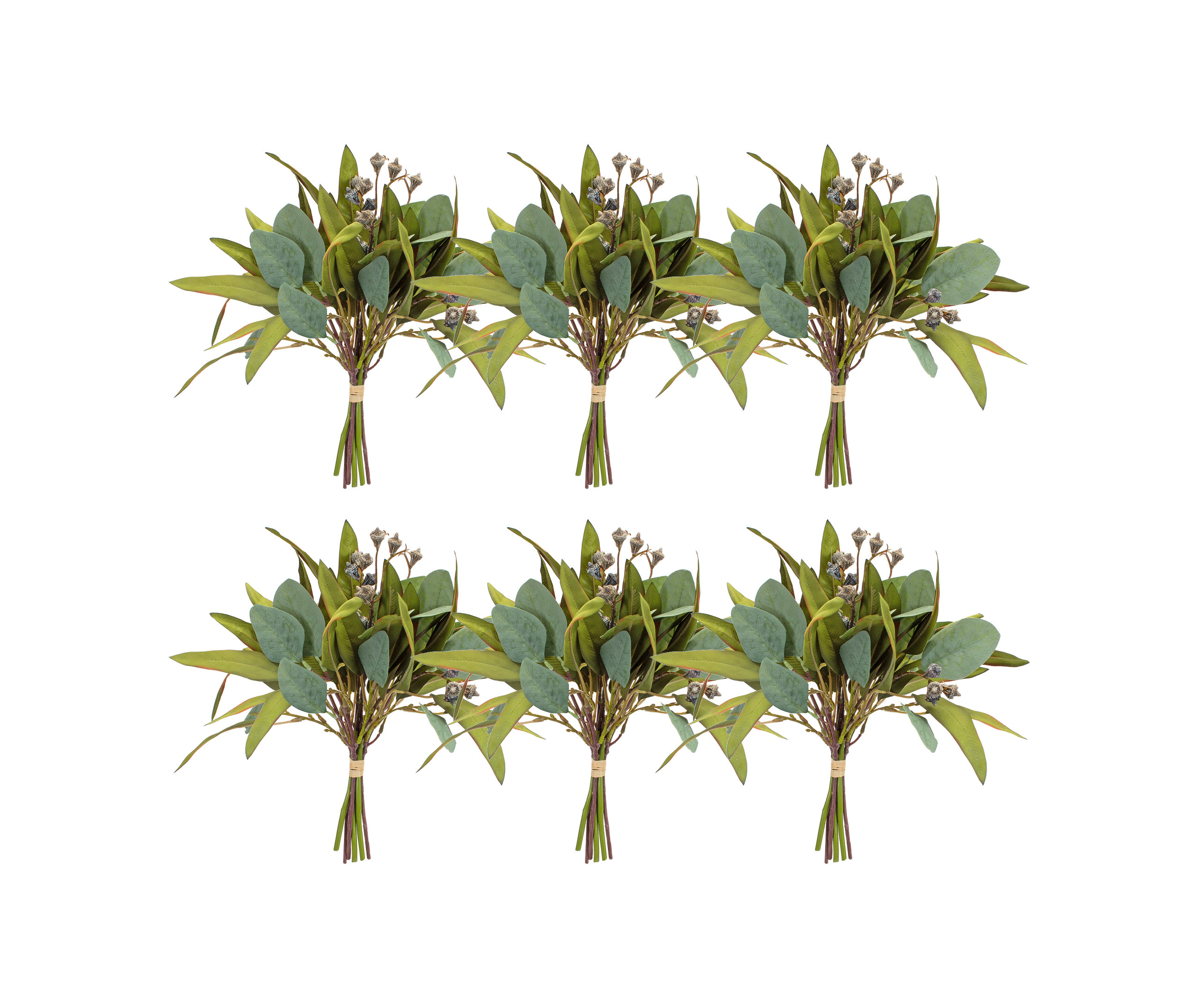 Foliage Bundle, 6-Piece Set - Traditional - Artificial Flower ...