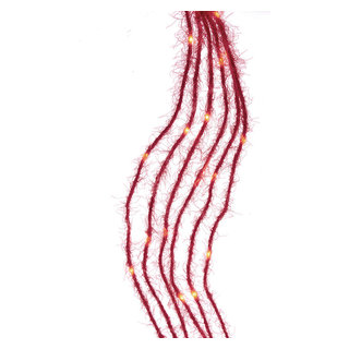 120-Light Red Fuzzy Multi Strand LED Set - Holiday Lighting - by Kurt S ...