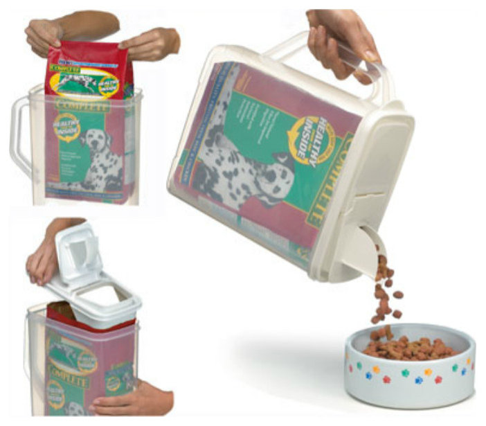 Buddeez® 00005 Bag-In Pet Food Dispenser, Holds Up To 8 Lb, 8 Qt, 8 Qt ...