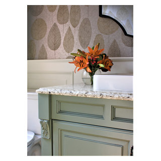 Shadybrook Powder Bath - Traditional - Powder Room - Wichita - by ...