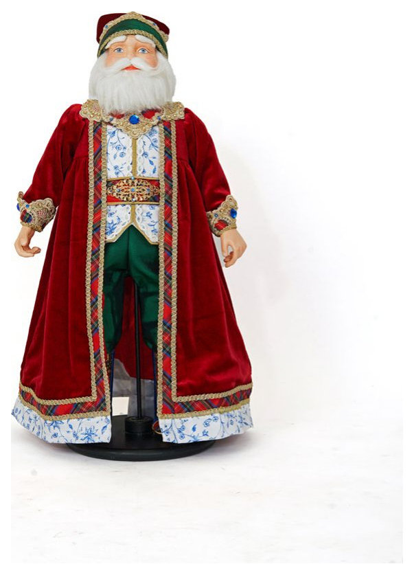 Katherine's Collection 2022 Chinoiserie Santa Doll, 24 inch ...
