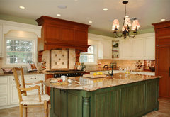 Kitchen colours to go with vintage green Aga?