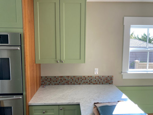 Full tile kitchen; where to end?