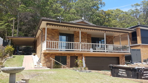 Help with making this house look more modern and less Mission brown..