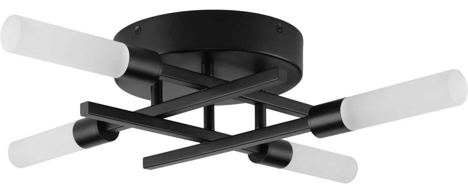 Quadrant LED LED Flush Mount, Matte Black - Contemporary - Flush-mount ...