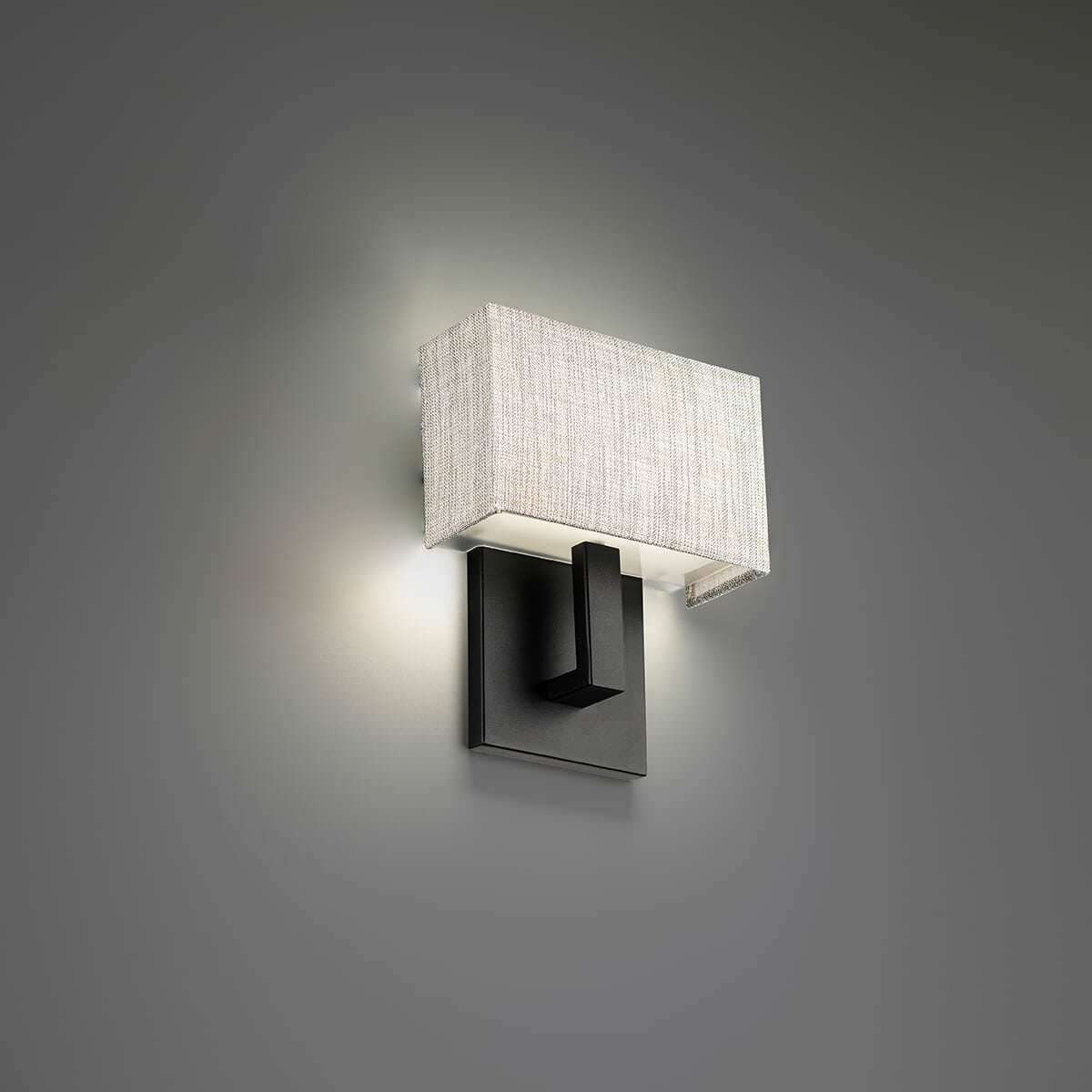 WAC Manhattan 2700K Wall Sconce in Black, 3.000 - Transitional - Wall ...