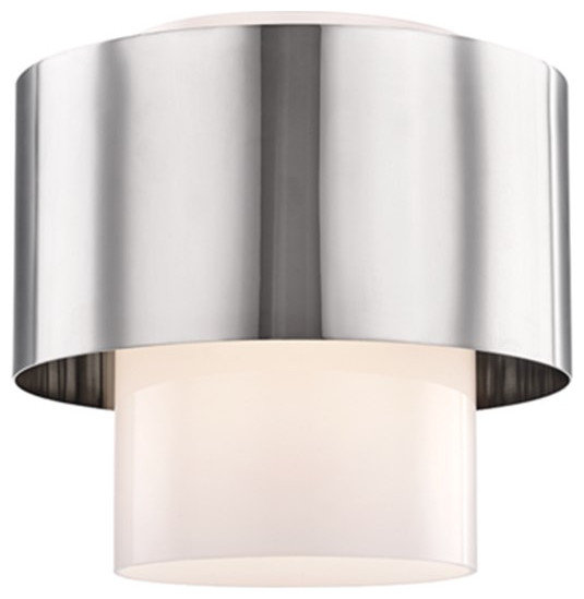 Hudson Valley Corinth 1-LT Flush Mount 8609-PN - Polished Nickel ...