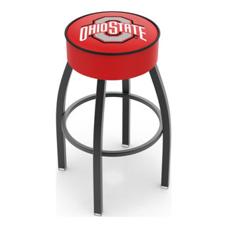 Holland L8B1 Ohio State 30" Swivel Bar Stool - Black - Contemporary ...