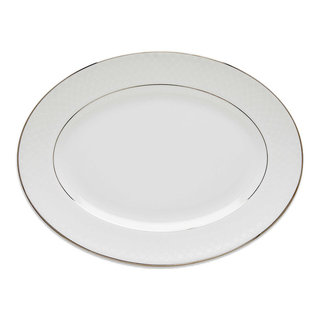 Lenox Venetian Lace Large Oval Platter - Traditional - Serving Dishes ...
