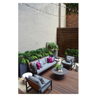 Tribeca Pool Garden - Contemporary - Patio - New York - by Jeffrey Erb ...