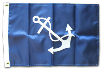 Port Captain, 20"x30" Nylon Flag, 16"x24" - Beach Style - Flags And ...