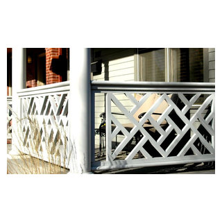 Chinese Chippendale Railing - Diamond - Traditional - Denver - by ...