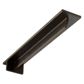 3"x20"x2" Heaton Hidden Support Steel Bracket, Hammered Black, 3"Wx18 ...