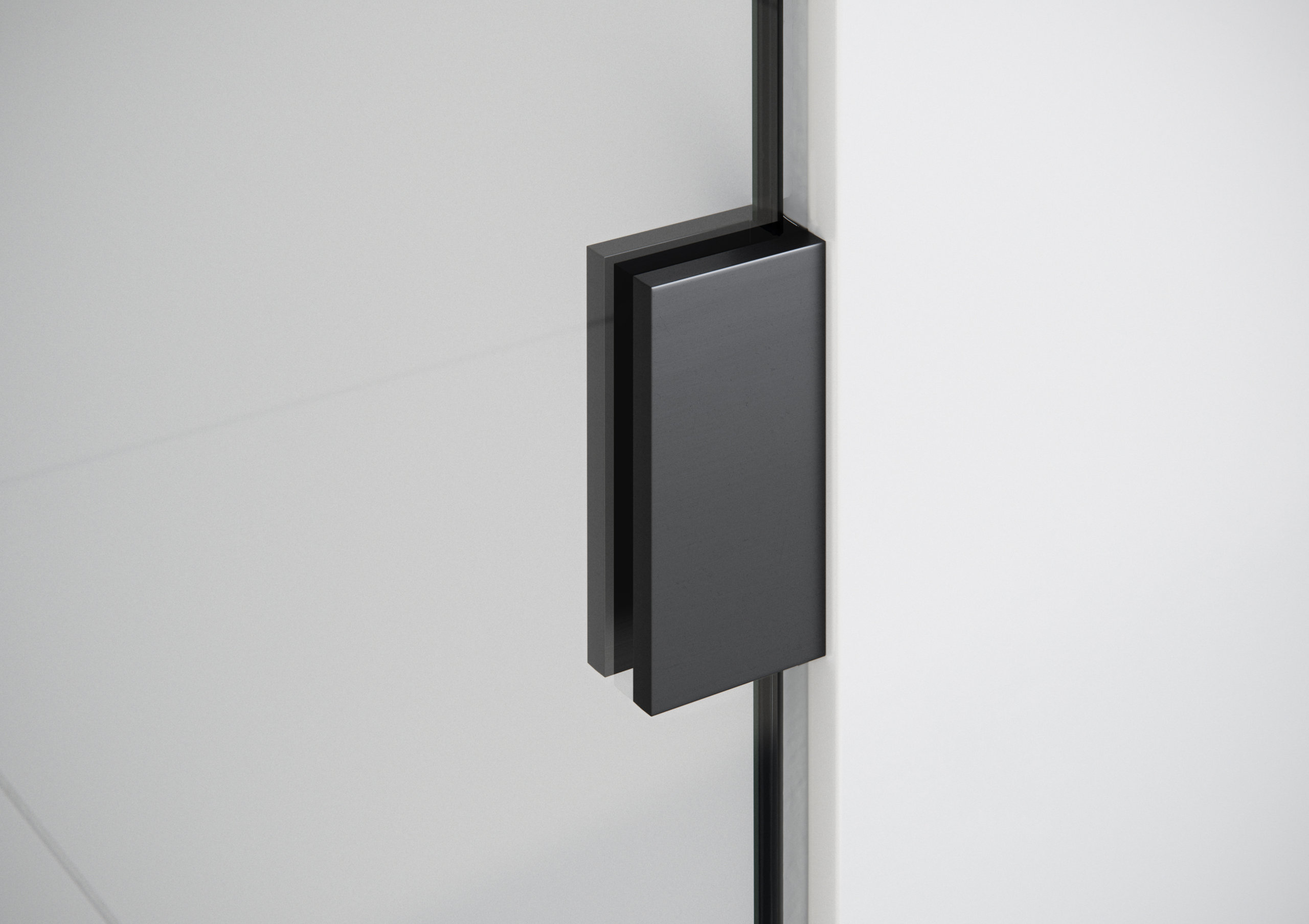 40"x78" Frameless Shower Door Single Fixed Panel Radius - Contemporary ...