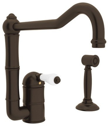 Rohl Italian Kitchen Acqui Kitchen Faucet with Single-Lever Handle ...