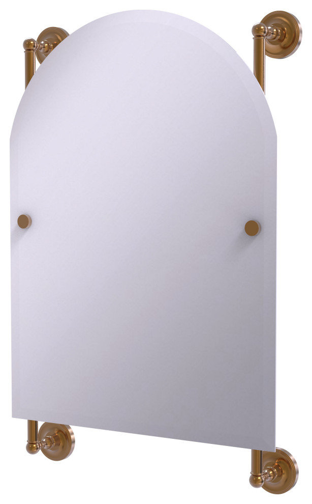 Allied Brass Prestige Regal Collection Arched Top Frameless Rail ...