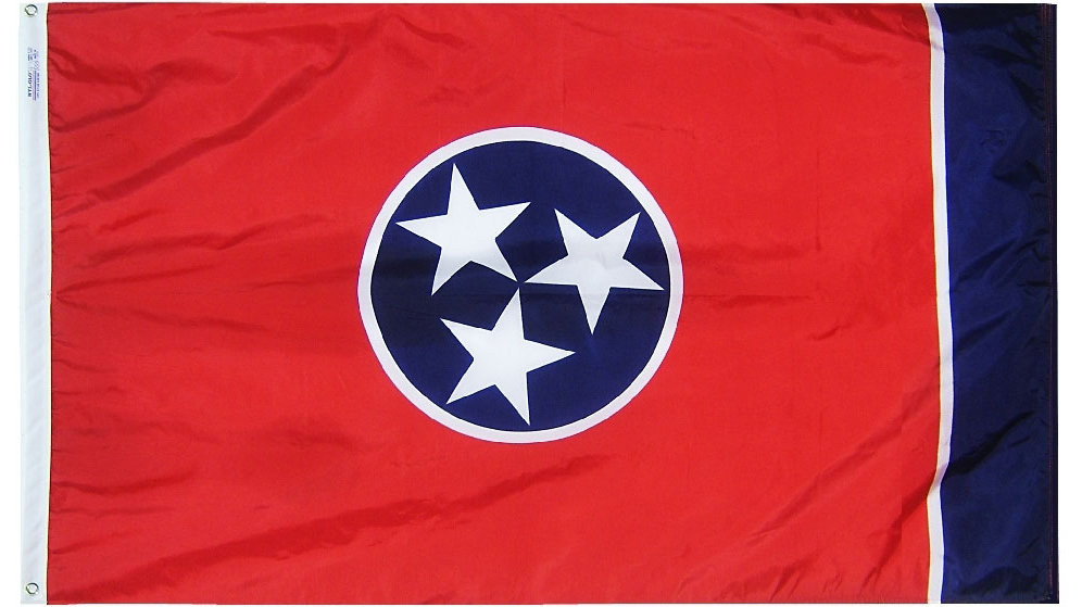 Tennessee, 5'x8' Nylon Flag - Traditional - Flags And Flagpoles - by ...