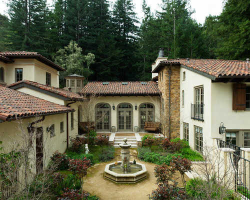 Tuscan Style Courtyards Rock