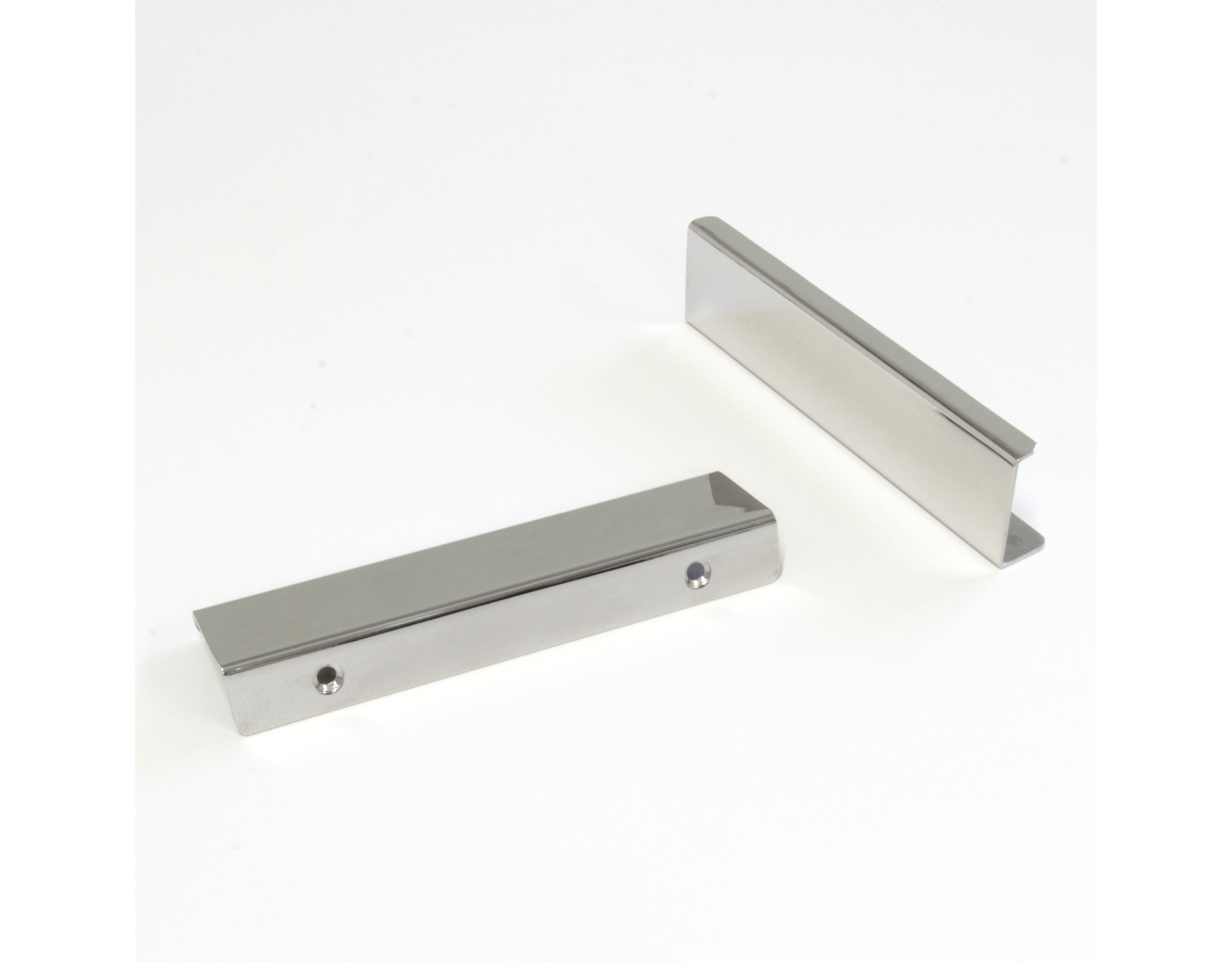 RCH Modern Stainless Steel Finger Edge Pull, Various Finishes, 5 7/8 ...