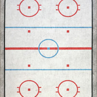 Kidz Hockey Area Rug, 5'x7' - Contemporary - Kids Rugs - by Dynamic ...