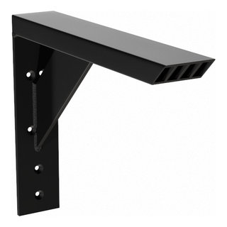 Large Shelf Industrial Support Bracket, 12x10 - Industrial - Brackets ...