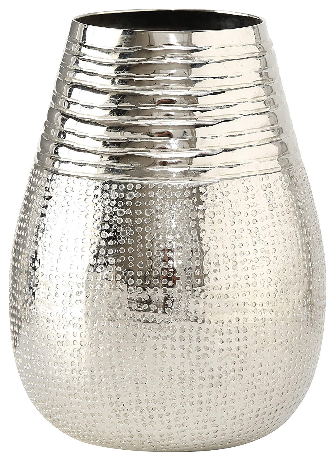 Hammered Metal Vase - Transitional - Vases - by Whole House Worlds | Houzz