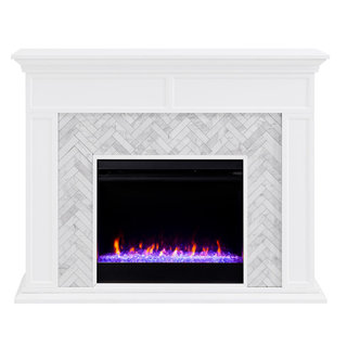 Fireplace Mantel with Smart Firebox - Traditional - Indoor Fireplaces ...