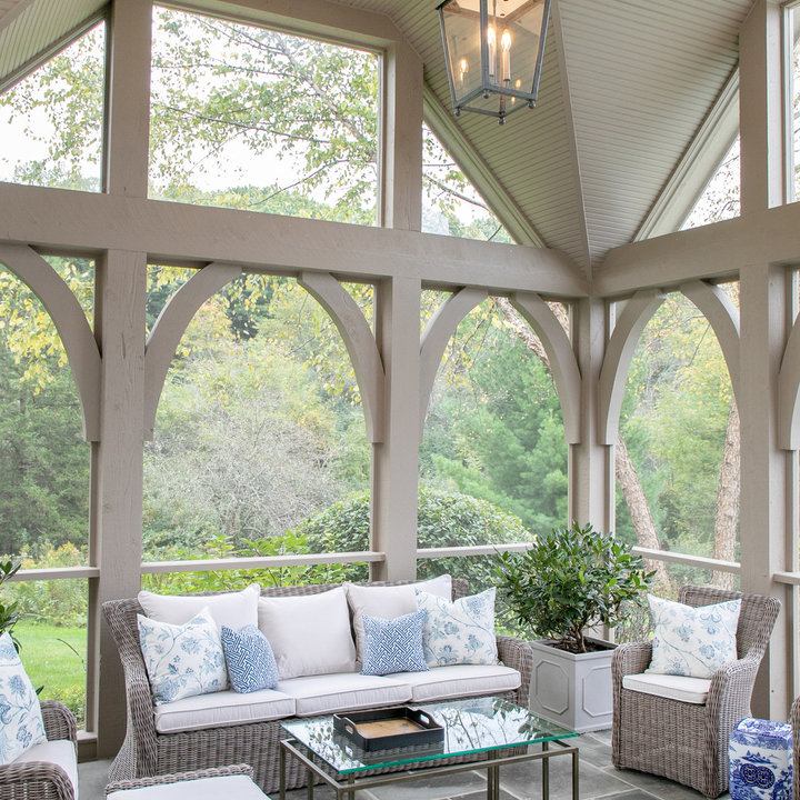 75 Stone Porch Ideas You'll Love - January, 2026 | Houzz