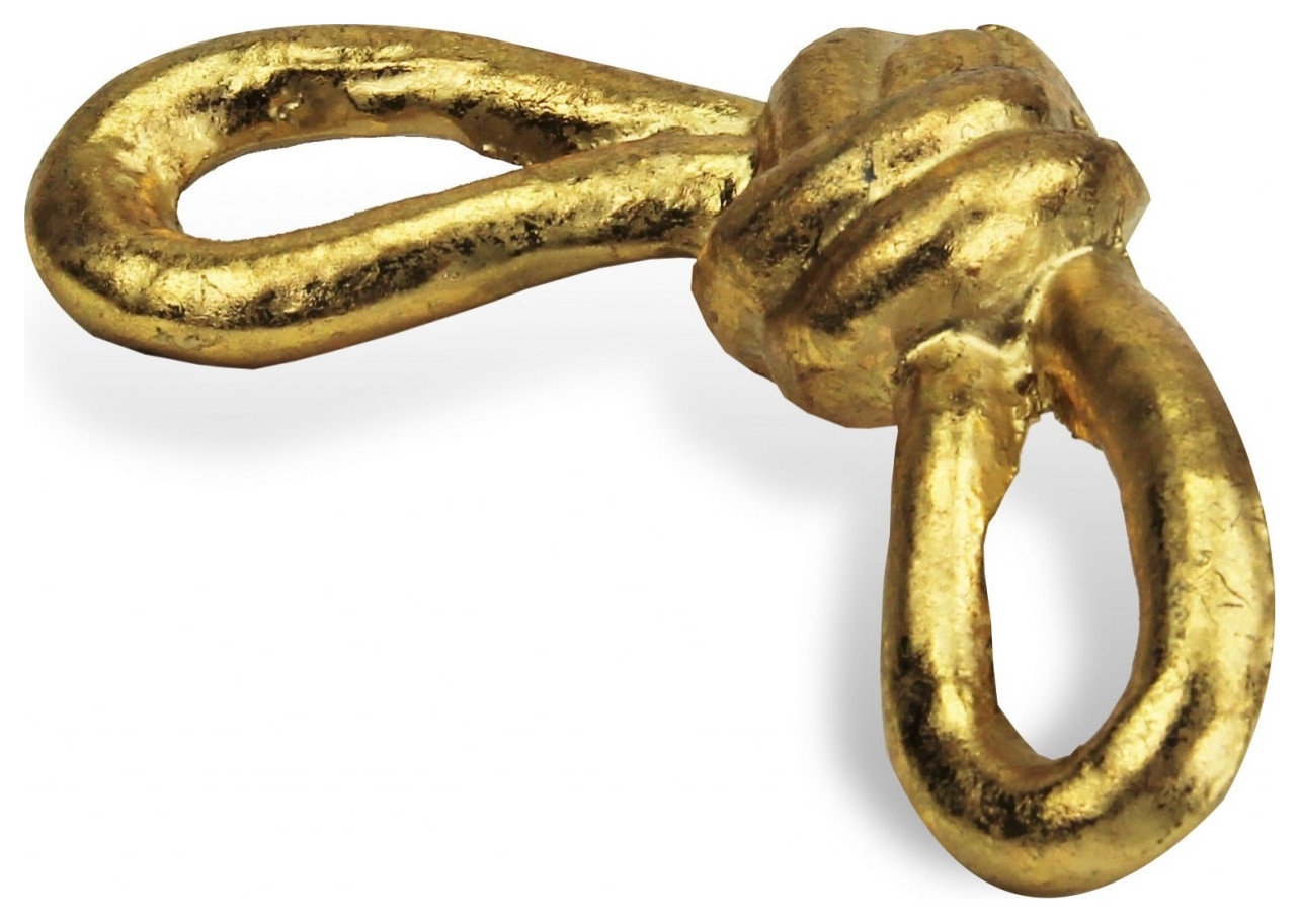Rustic Gold Cast Iron Knot Decor - Contemporary - Decorative Objects ...