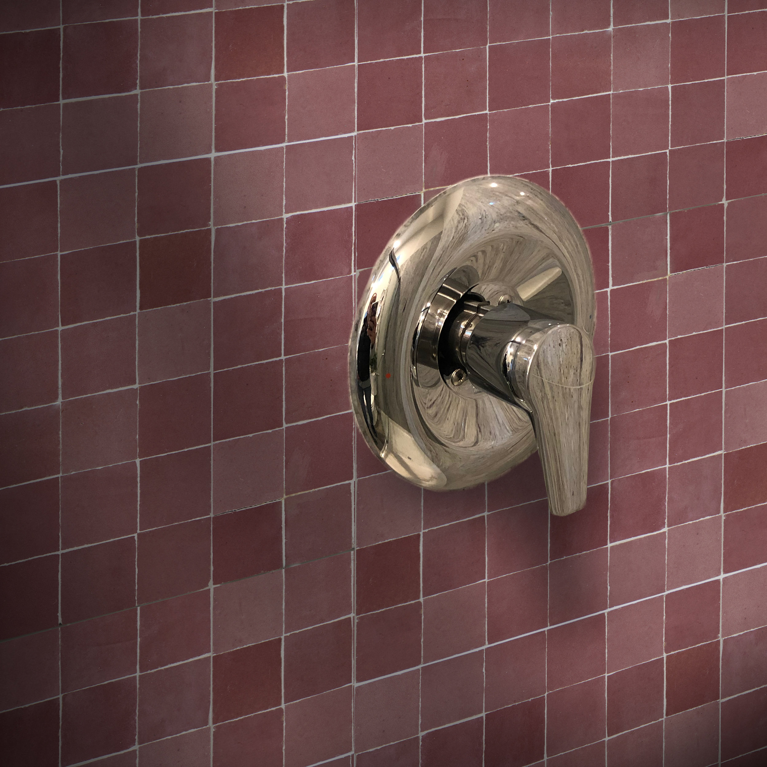 Handmade Mosaic Tile, Pink, 12''x12'' Panel - Contemporary - Mosaic ...