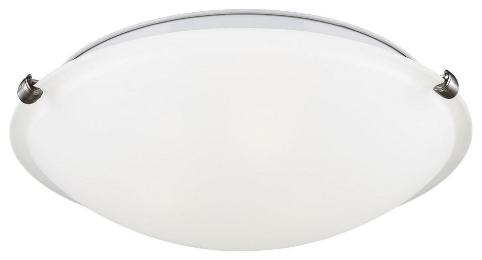 Clip Ceiling Flush Mount LED Flush Mount, Brushed Nickel - Transitional ...