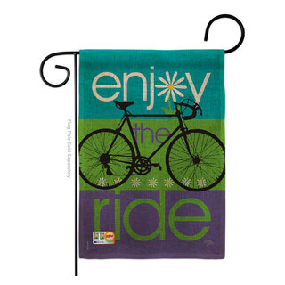 Bike Ride Interests Sports Garden Flag - Modern - Flags And Flagpoles ...