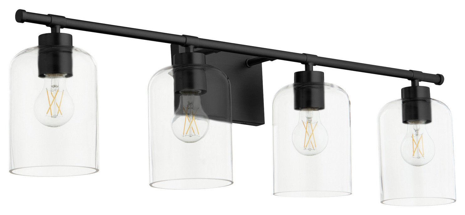 Tribute Transitional Vanity in Matte Black - Transitional - Bathroom ...