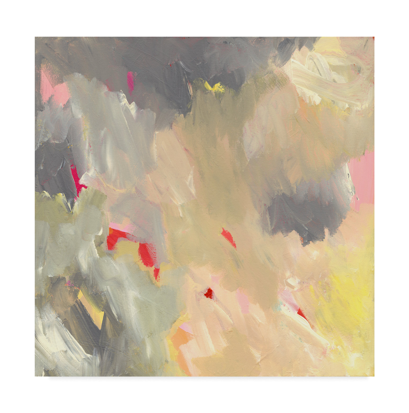 Jennifer Mccully 'The Storm - Abstract' Canvas Art, 35"x35 ...