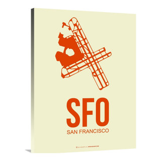 "SFO San Francisco Poster 1" Fine Art Print, 30" x 40" - Modern ...