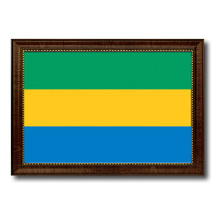 Gabon Country Flag Canvas Print, 15"x21", 27"x39" - Traditional ...