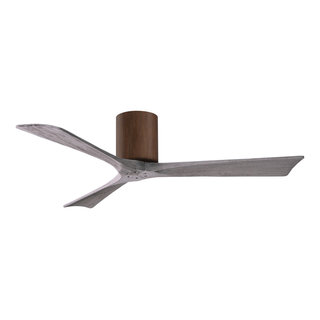 Irene-3H, Ceiling Fan, Walnut Finish/Barnwood Tone Blades, 52 ...