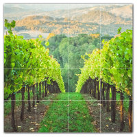 Farm Ceramic Tile Wall Mural HZ500576, 32" Wide x 32" High - Farmhouse ...