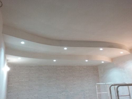 Controsoffitto doppia "S" ribassato.