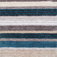 Hand-Tufted Striped Shaggy Plush Shag Rug, 10'x14' - Contemporary ...