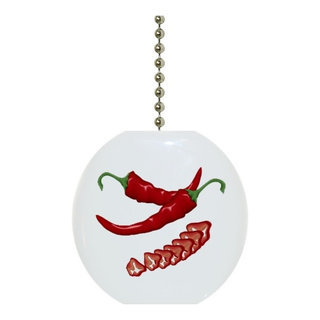 Chili Peppers Ceiling Fan Pull - Traditional - Ceiling Fan Accessories ...